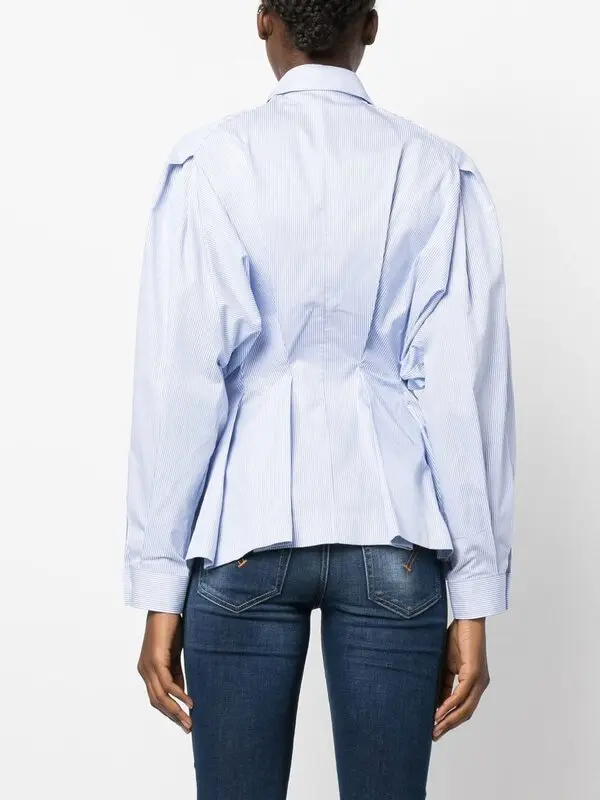 Palmer//harding Gathered-waist Shirt
