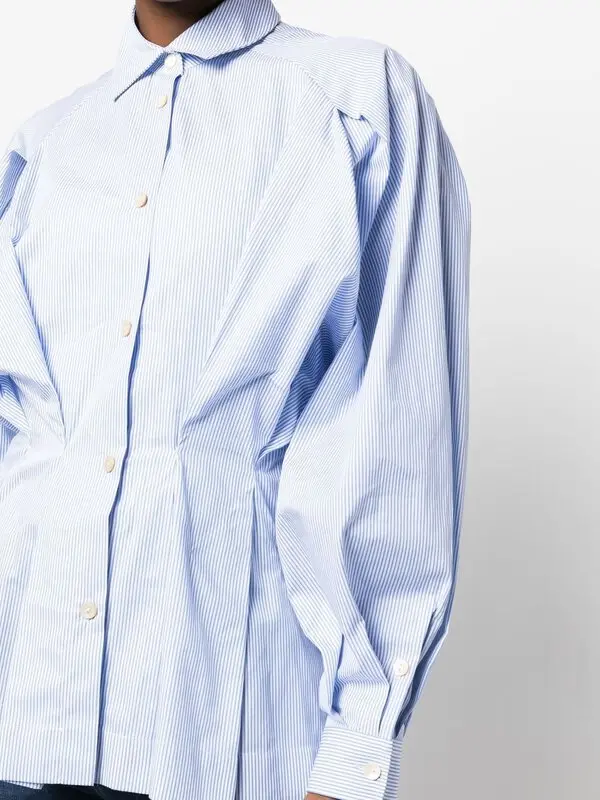 Palmer//harding Gathered-waist Shirt