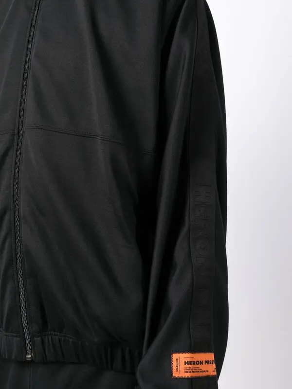 Heron Preston Logo-print Zip-up Jacket - Black