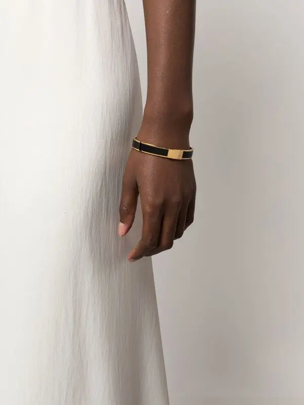 ASPINAL OF LONDON Enamel Bangle Bracelet
