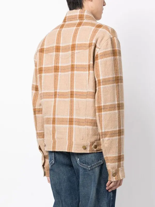 Nick Fouquet Plaid-check Print Shirt Jacket