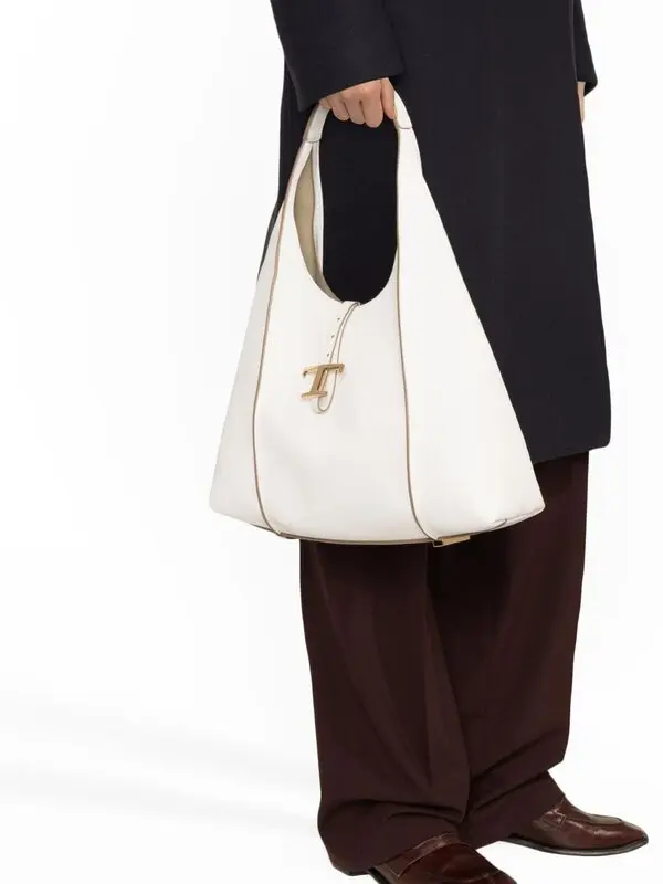 TOD'S Timeless Logo-plaque Shoulder Bag