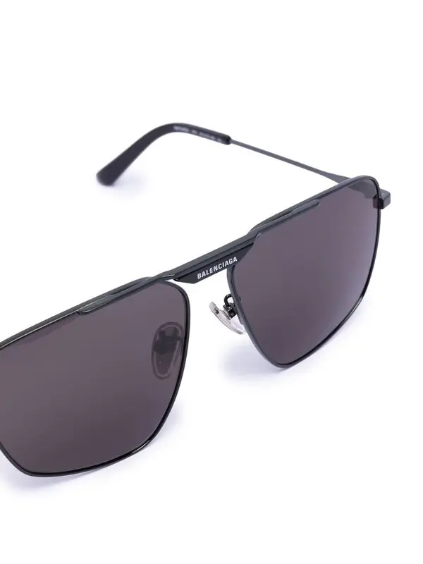 Balenciaga Geometric Pilot-frame Sunglasses