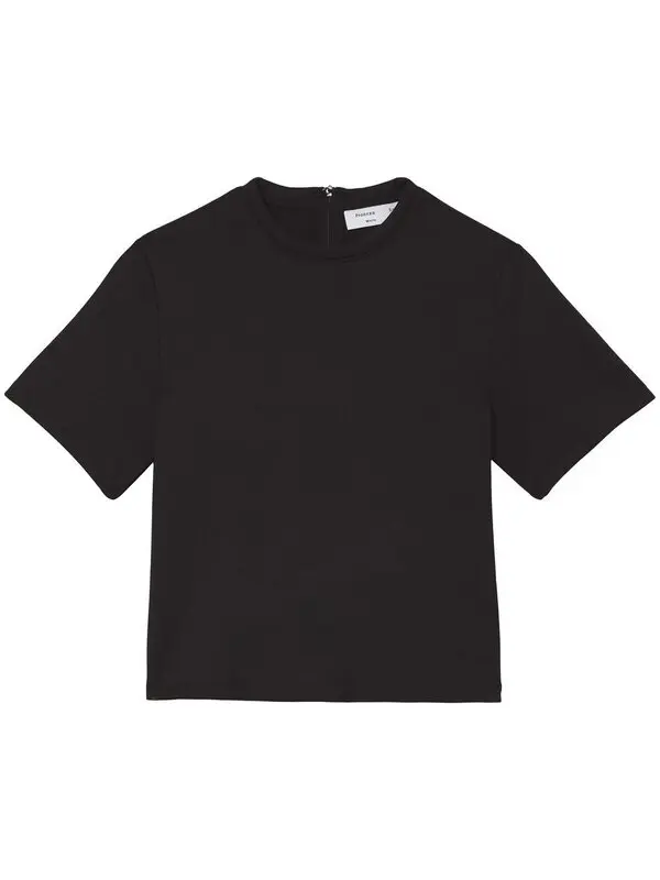 Proenza Schouler White Label Scuba Cropped Jersey T-shirt