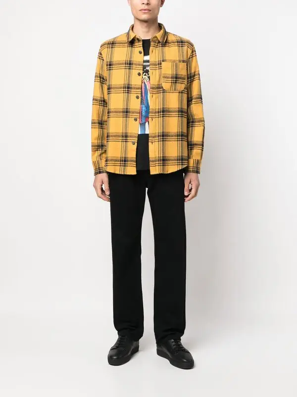 A.p.c. Check-print Long-sleeve Shirt