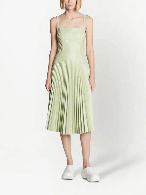 Proenza Schouler White Label Faux-leather Midi Dress