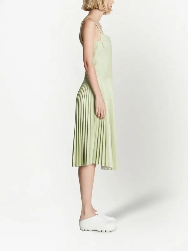 Proenza Schouler White Label Faux-leather Midi Dress