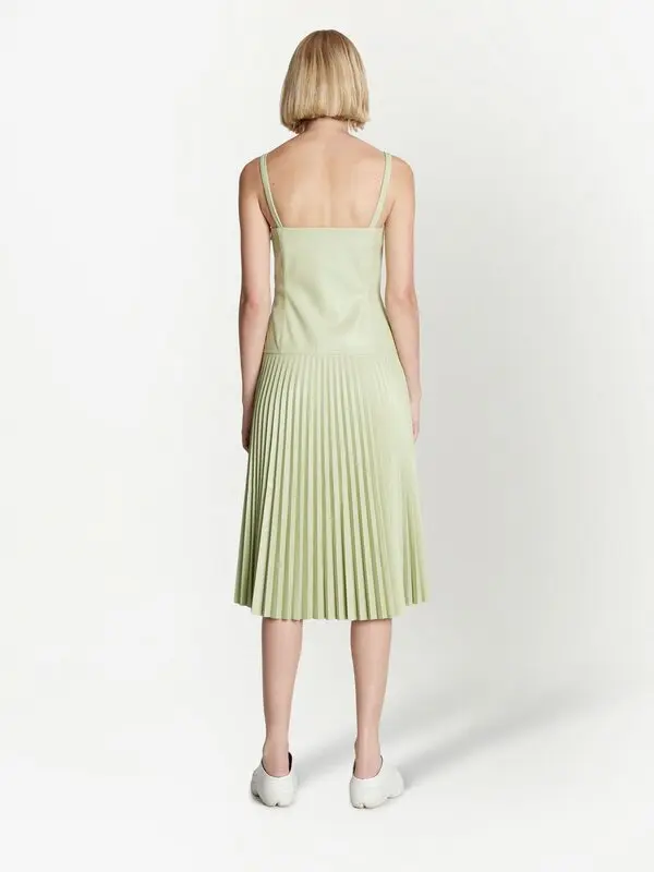 Proenza Schouler White Label Faux-leather Midi Dress