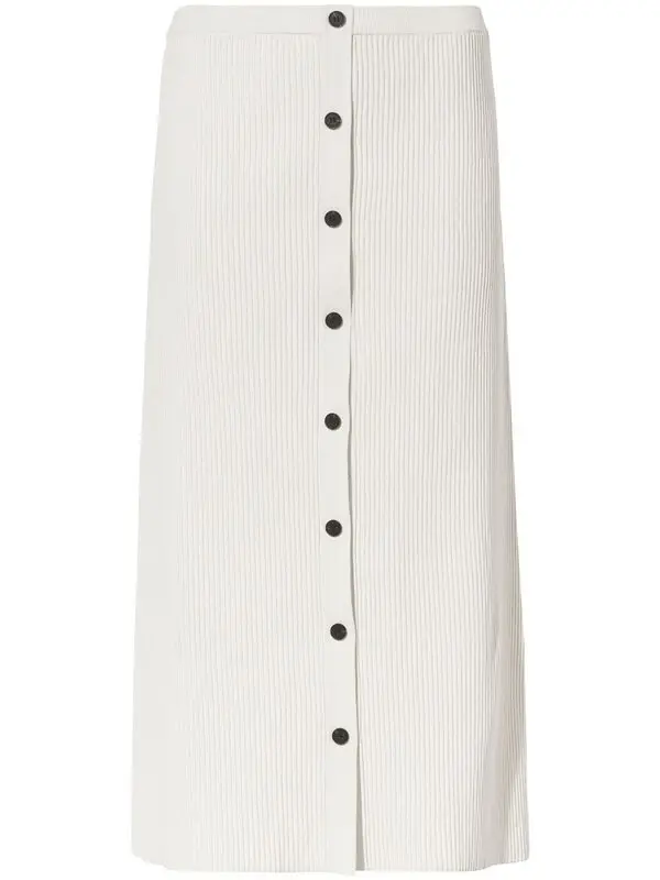 Proenza Schouler White Label Ribbed Knit Midi Skirt