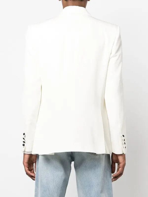 Casablanca Contrast-lapel Double-breasted Blazer