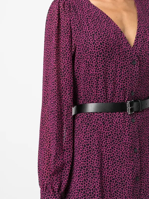 Michael Kors Belted Midi Dress