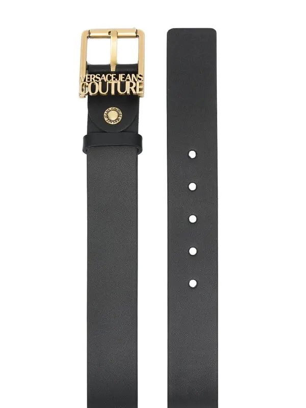 Versace Logo-detail Leather Belt