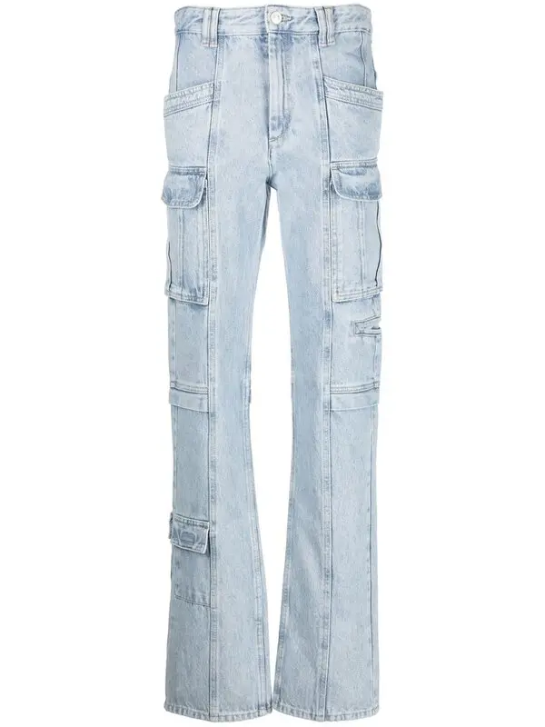 Isabel Marant Vokayo Straight-leg Jeans - Blue