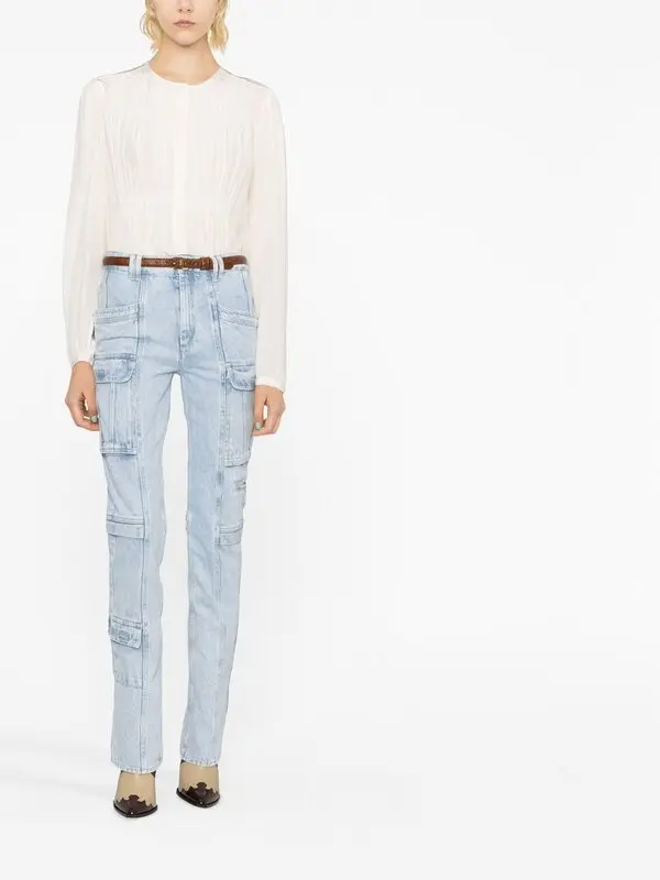 Isabel Marant Vokayo Straight-leg Jeans - Blue