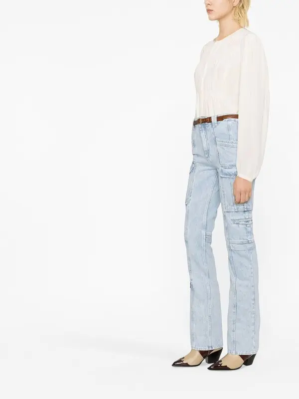 Isabel Marant Vokayo Straight-leg Jeans - Blue