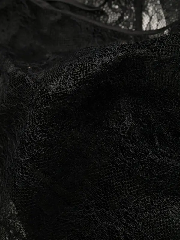 MAISON CLOSE Floral-lace Short Dress
