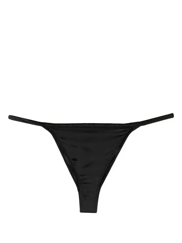 MAISON CLOSE Side-string Detail Thong - Black