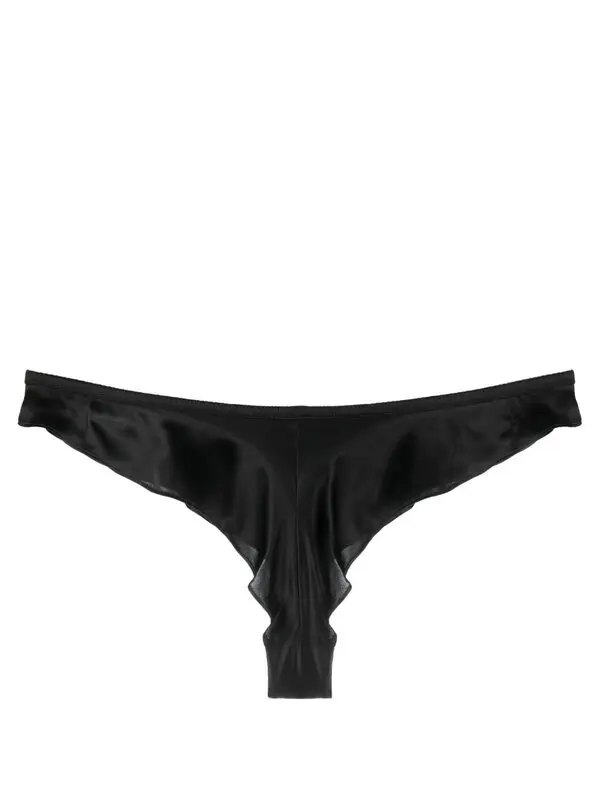 MAISON CLOSE Flared Satin-finish Briefs