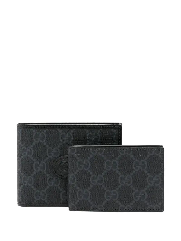 Gucci Gg Supreme Canvas Wallet - Black