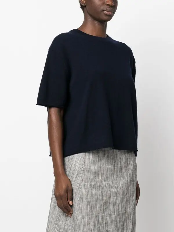 LISA YANG Short-sleeved Knitted Top