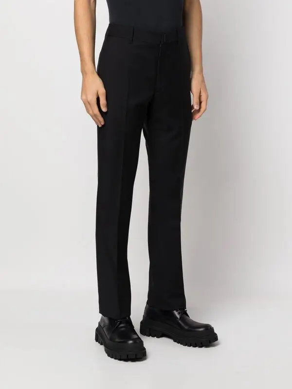 Givenchy Tailored Wool-mohair Blend Trousers - Black