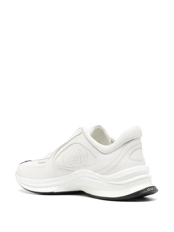 Gucci Run Leather Sneakers - White