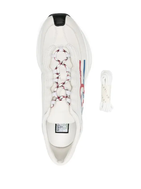 Gucci Run Leather Sneakers - White