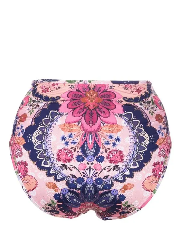 Zimmermann Laurel Floral-print Bikini Bottom