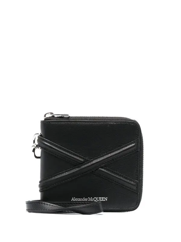 Alexander McQueen Engraved-logo Bi-fold Wallet