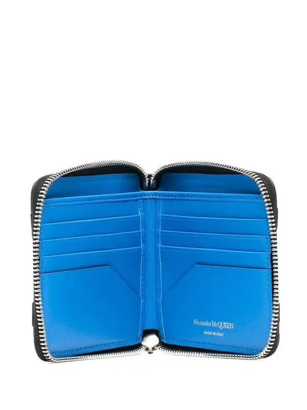 Alexander McQueen Engraved-logo Bi-fold Wallet
