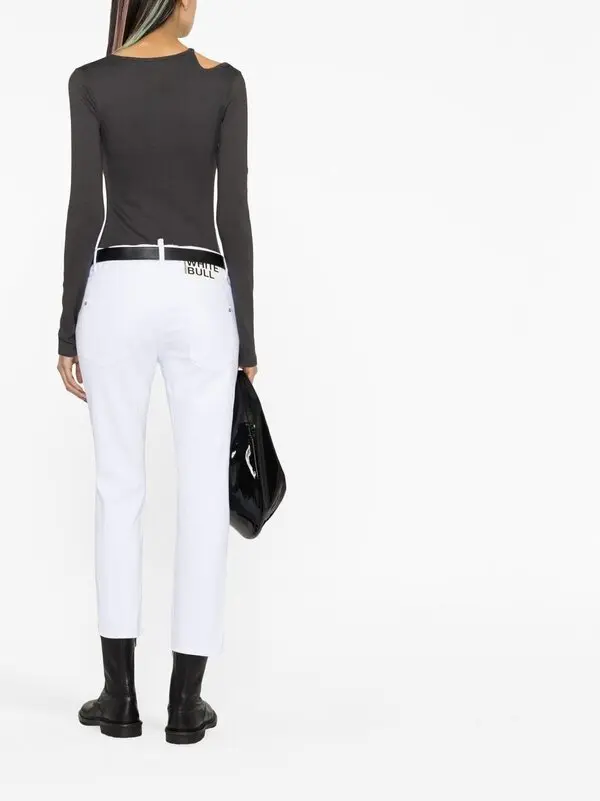 Dsquared2 Cropped Denim Jeans - White