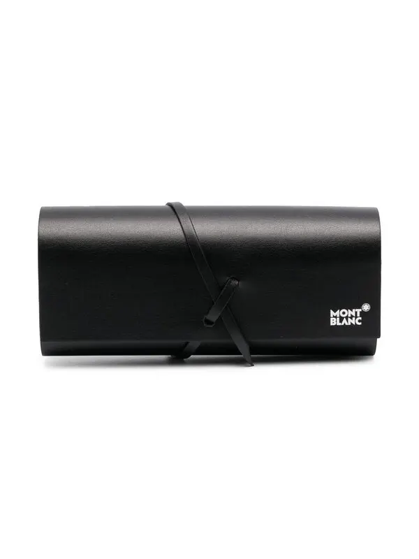 Montblanc Round Frame Tinted Sunglasses - Black