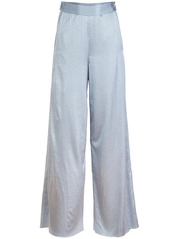 FLEUR DU MAL Rhinestone-embellished Trousers