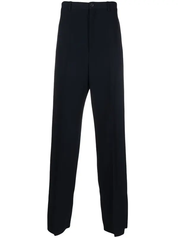 Balenciaga Large-fit Tailored Trousers - Blue