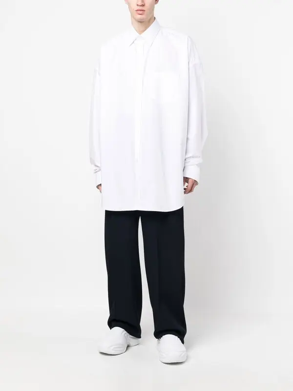 Balenciaga Large-fit Tailored Trousers - Blue