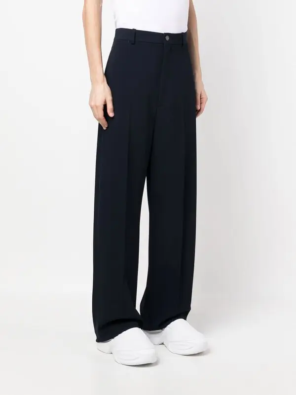 Balenciaga Large-fit Tailored Trousers - Blue