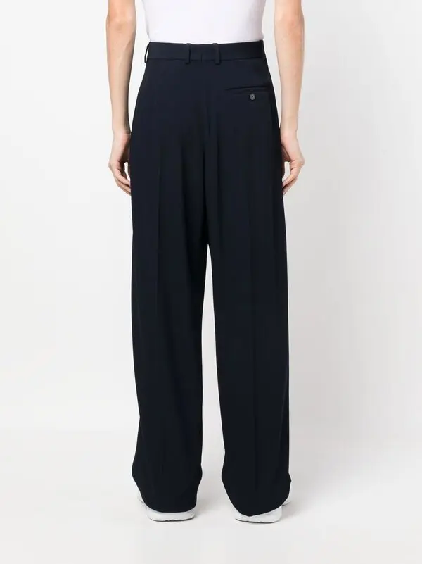 Balenciaga Large-fit Tailored Trousers - Blue