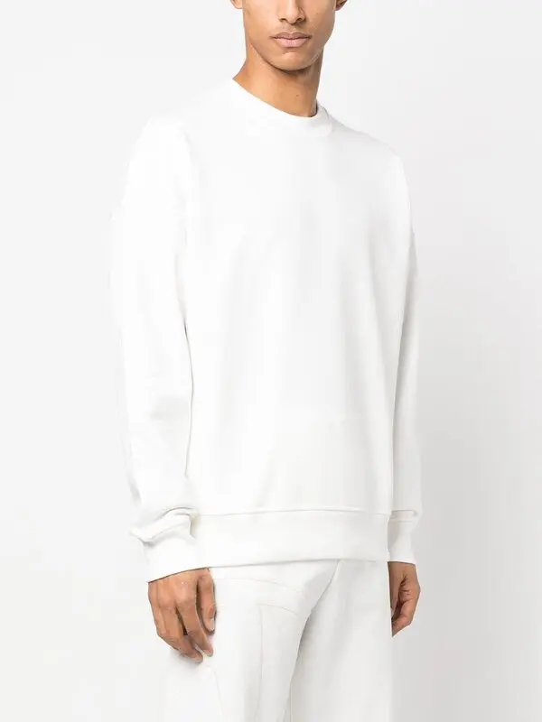 DIESEL® S-rob-megoval Cotton Sweatshirt - White
