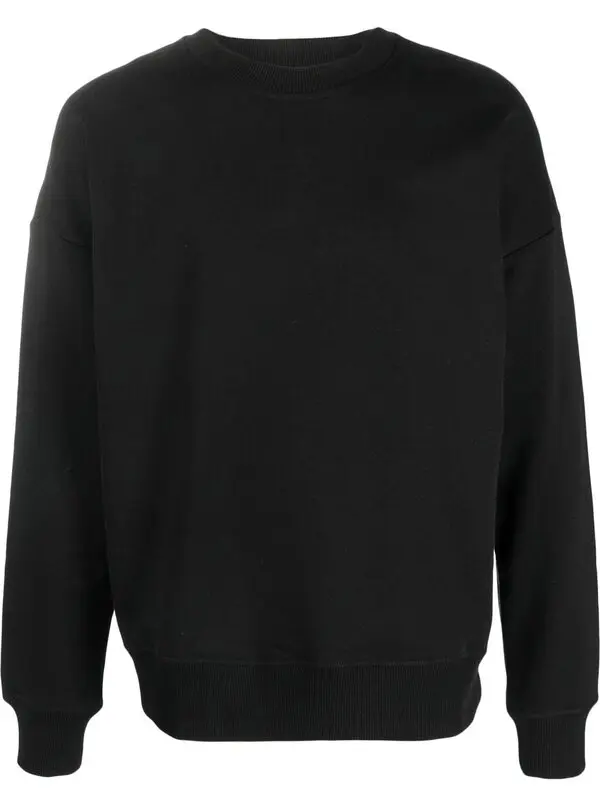 DIESEL® S-rob-megoval Cotton Sweatshirt - Black