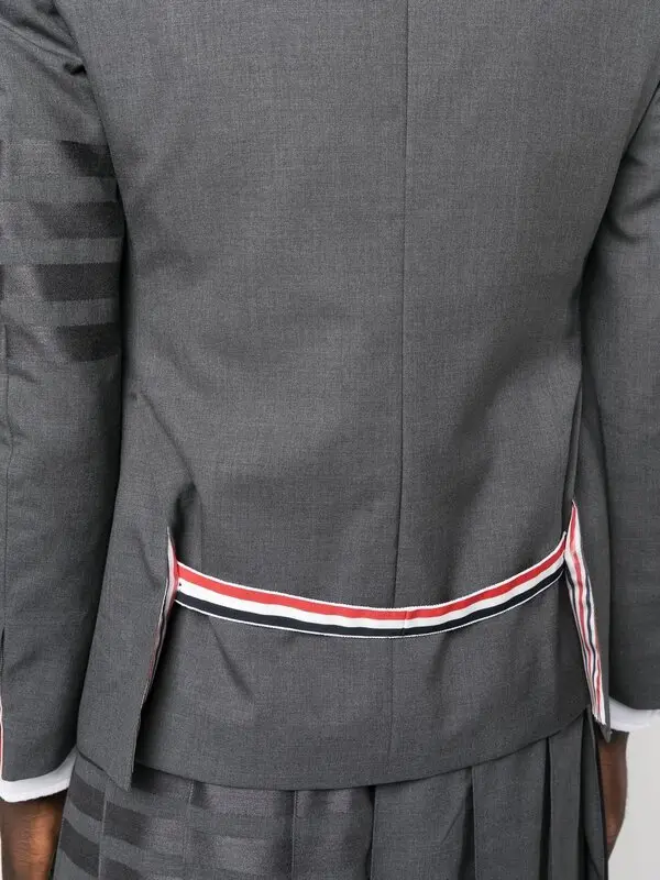 Thom Browne 4-bar Stripe Blazer - Grey