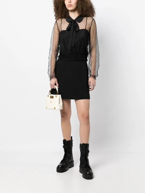 Red Valentino Polka Dot Blouse
