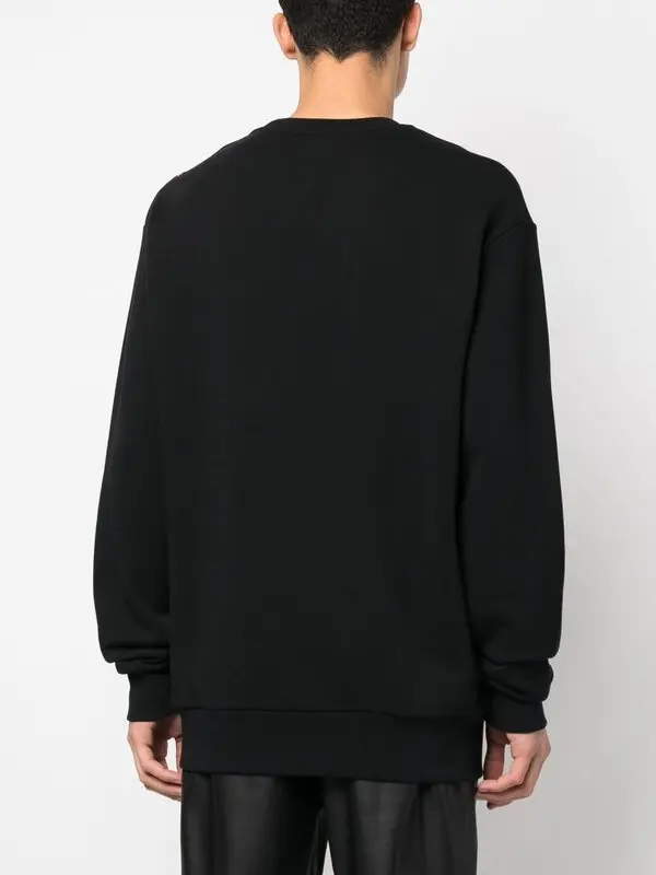 PLEIN SPORT Scratch-print Crew Neck Sweatshirt