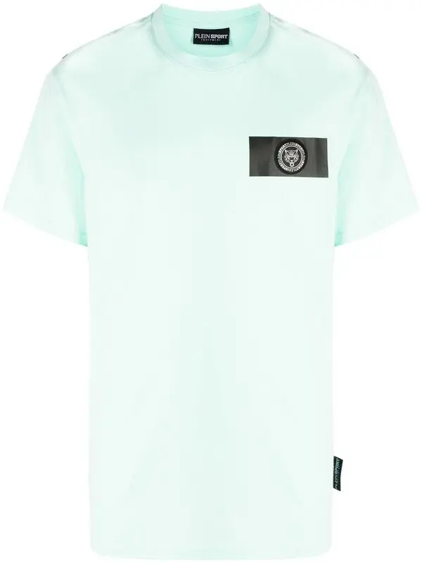 PLEIN SPORT Logo-patch Short-sleeved T-shirt - Green