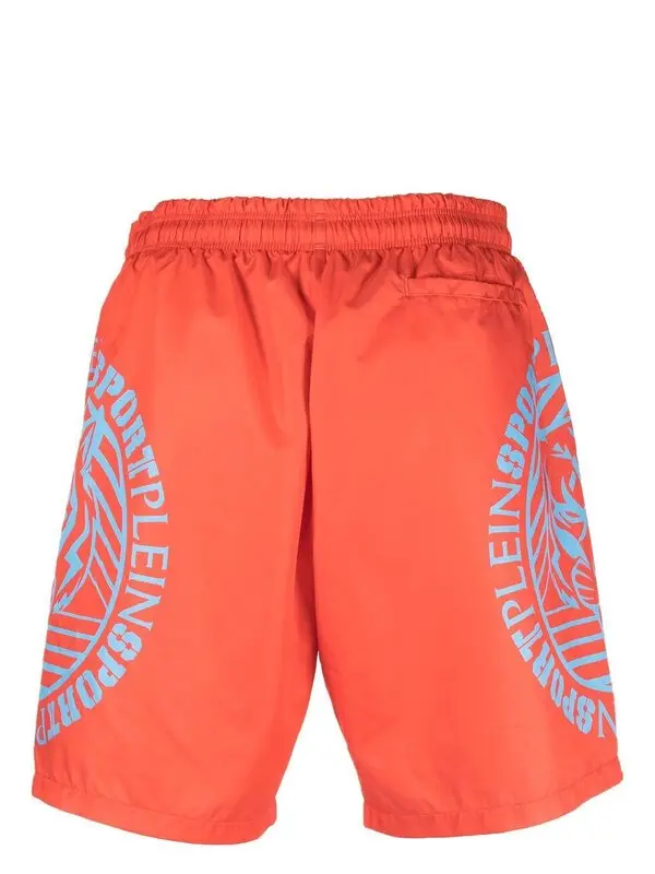 PLEIN SPORT Logo-print Swim Shorts