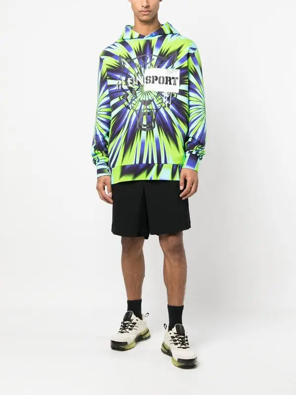 PLEIN SPORT Tie-dye Pullover Hoodie