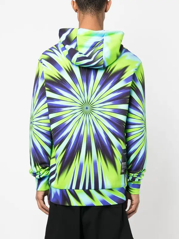 PLEIN SPORT Tie-dye Pullover Hoodie