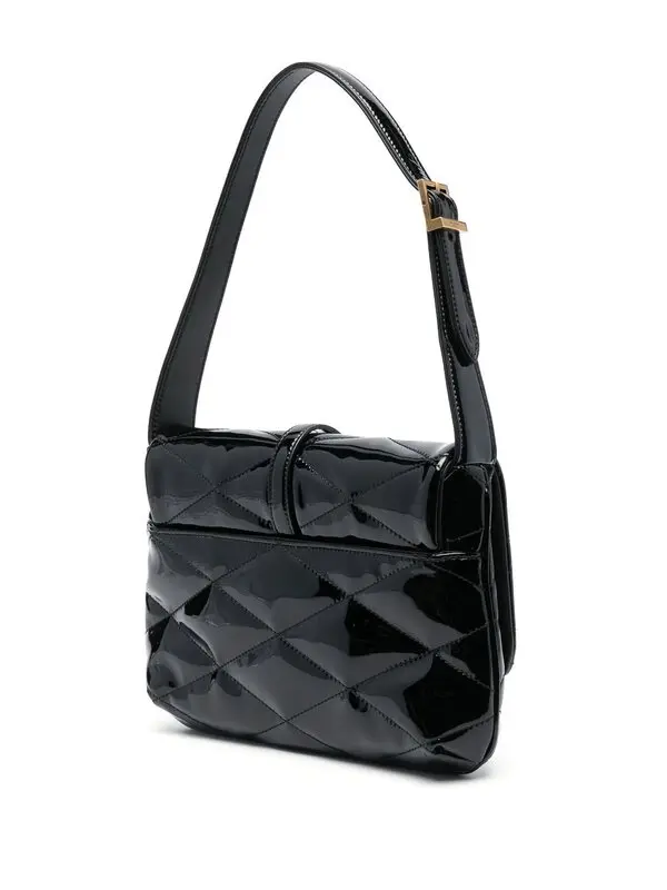 Saint Laurent Le 5 À 7 Quilted Shoulder Bag - Black