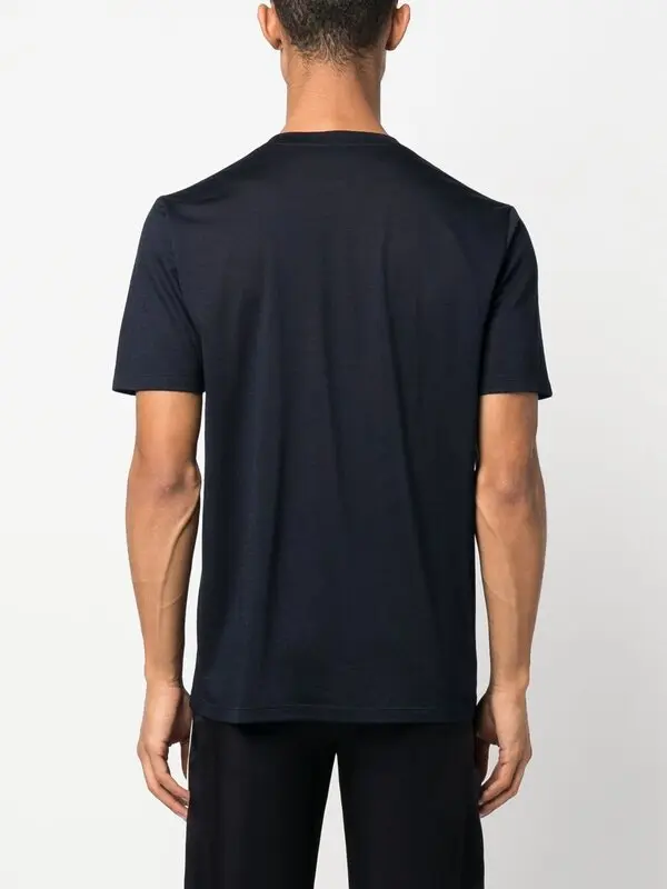 Saint Laurent Crew Neck Cotton T-shirt