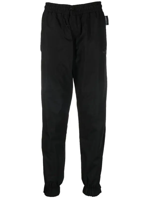PLEIN SPORT Logo-patch Track Pants - Black