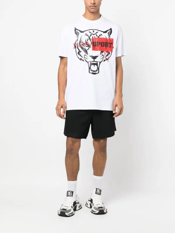 PLEIN SPORT Graphic-print Short-sleeved T-shirt